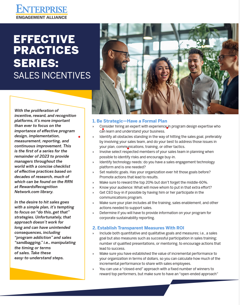 Rewards and Recognition Network: Sales Incentive Essentials